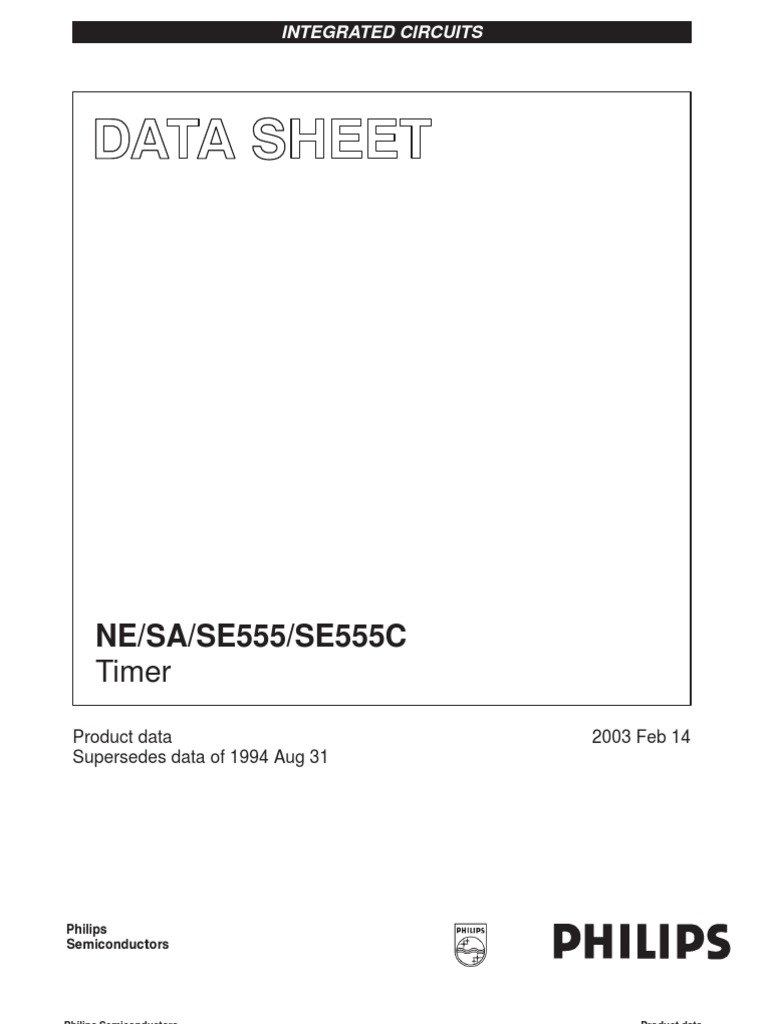 NE SE 555 Timer Datasheet | PDF | Electronic Circuits | Electrical ...