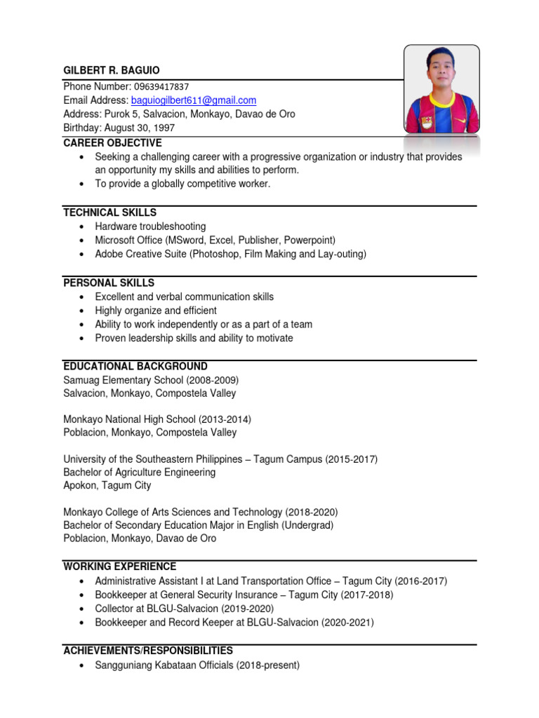 Gilbert Resume | PDF