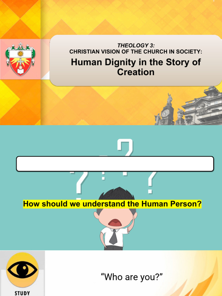1 - Human Dignity in The Story of Creation | PDF | Genesis Creation ...