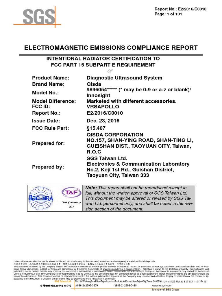 Test Report NII 3340746 | PDF | Ieee 802.11 | Antenna (Radio)
