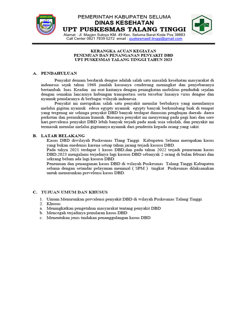 Kak Penemuan Dan Penanganan Penyakit DBD | PDF