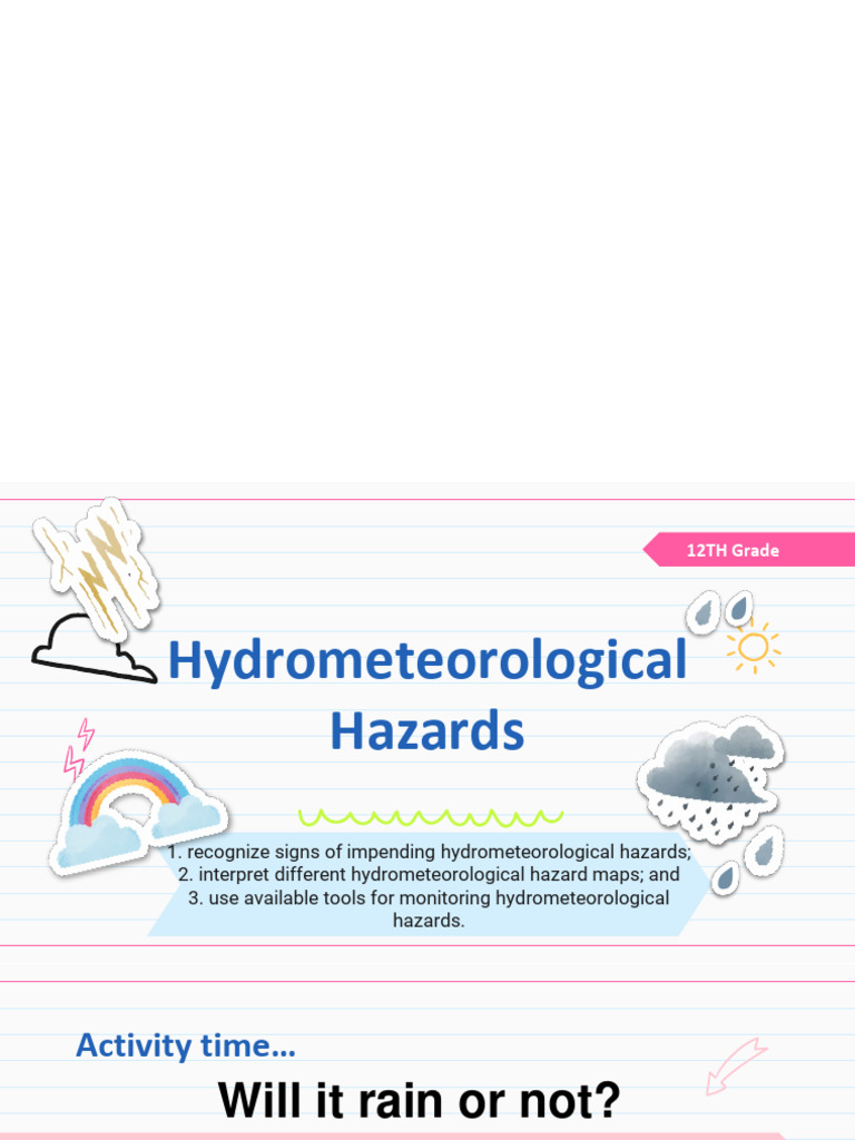 Hydrometeorological Hazard | Download Free PDF | Tropical Cyclones | Thunderstorm