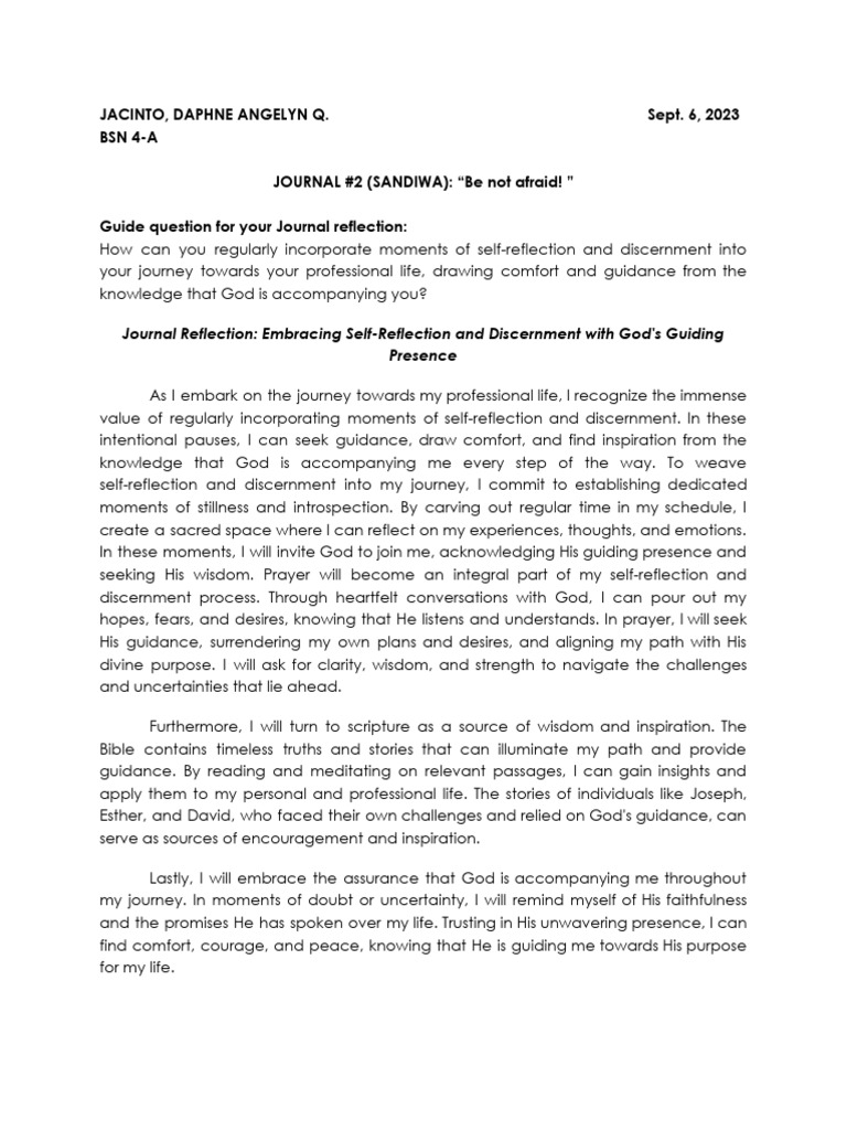 JACINTO Cfe Journal2 | PDF | Wisdom | God