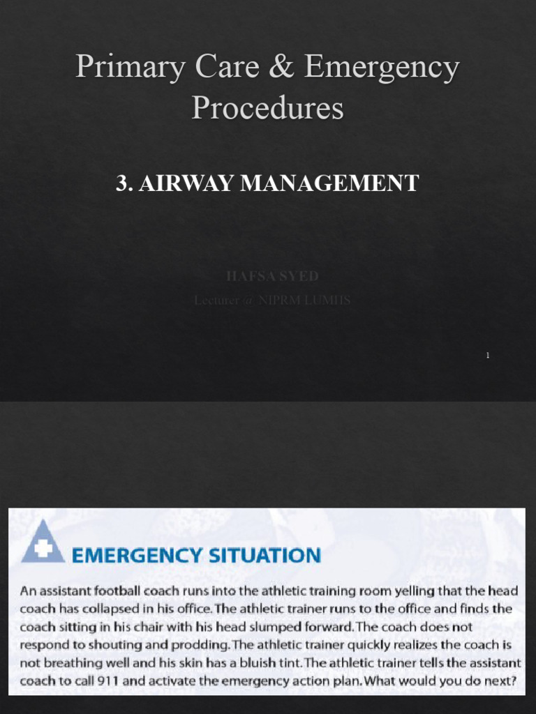 Airway Management | PDF | Larynx | Respiratory Tract
