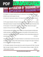 Class 9 CBSE Triangles Sample Paper | PDF