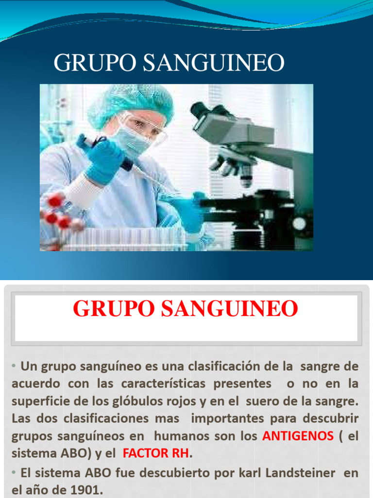 Grupos Sanguíneos: ABO y Rh Explicados | PDF | Tipo de sangre | Sangre