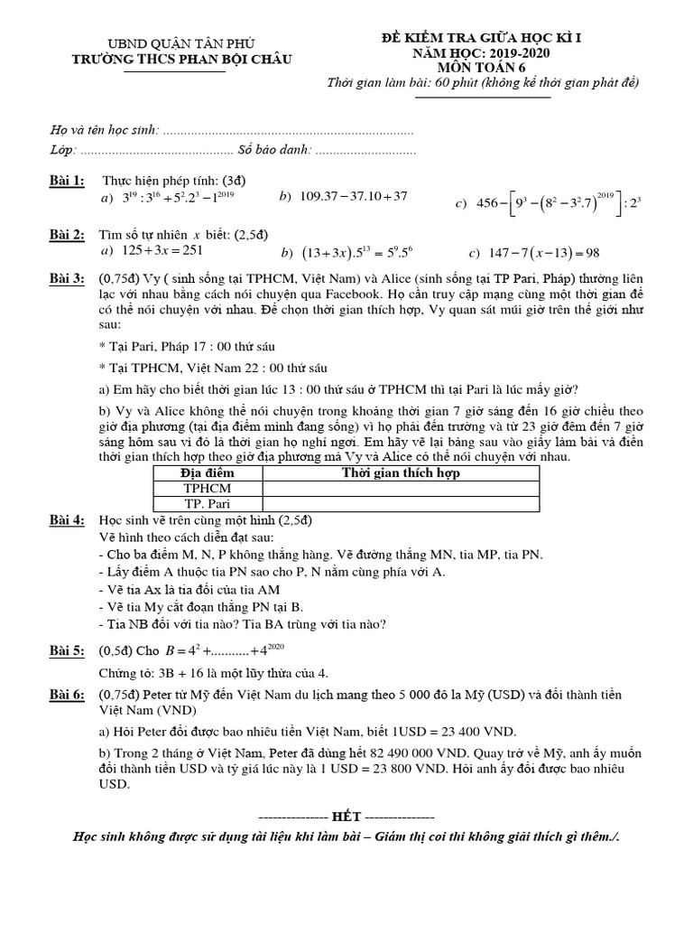 de-thi-giua-hk1-toan-6-nam-2019-2020-truong-thcs-phan-boi-chau-tp-hcm | PDF