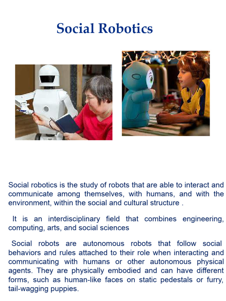 Social Robotics 01 | PDF | Robot | Robotics