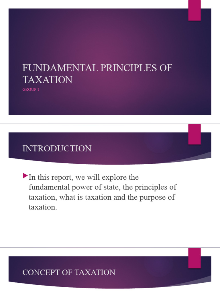Principles and Purpose of Taxation | PDF | Taxes | Eminent Domain