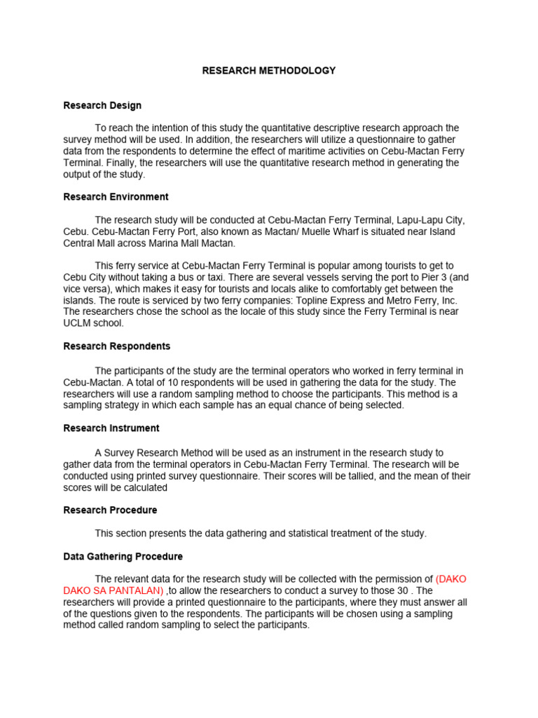 Research Methodology | PDF | Survey Methodology | Sampling (Statistics) Research Methodology | PDF | Survey Methodology | Sampling (Statistics)