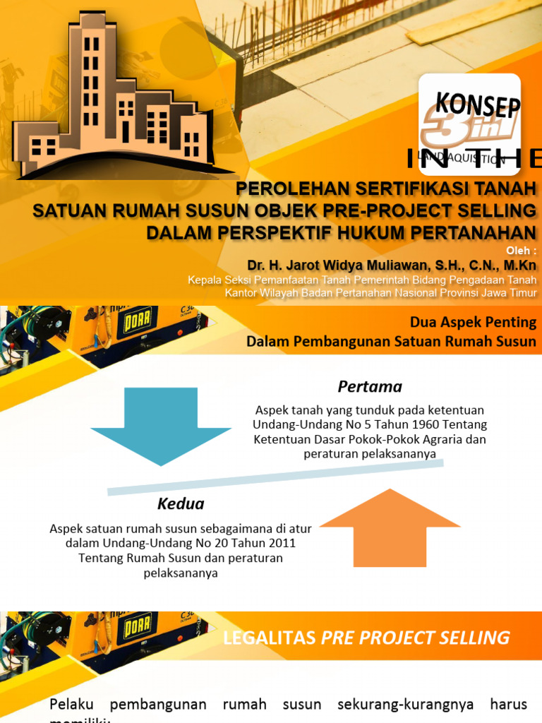 Sertifikasi Sarusun Objek Pre Project Selling | PDF