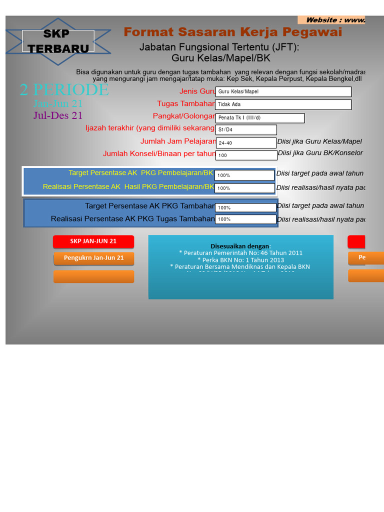 APLIKASI SKP TERBARU - WWW - Kherysuryawan.id | PDF