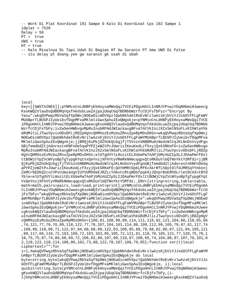 PTHT 2LINE BY STAINEX - Lua | PDF