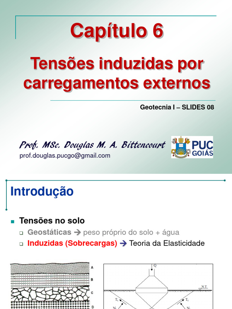 PUC - GEOI - 08 - Cap6 - Tensões Induzidas | PDF | Estresse (Mecânica) | Ciência de Materiais