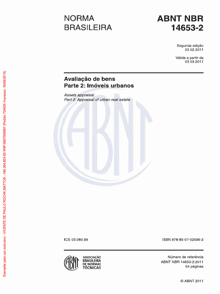 NBR 14.653-2 de 2011 | PDF