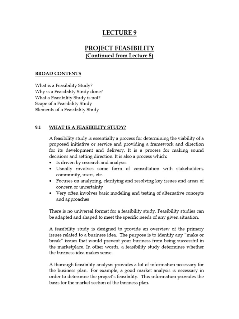 Lecture 09 | PDF | Feasibility Study | Risk Lecture 09 | PDF | Feasibility Study | Risk