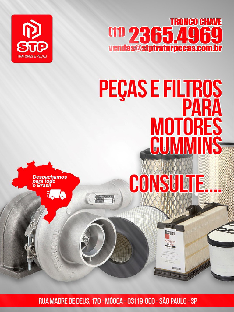 STP Filtros e Peças Cummins | PDF