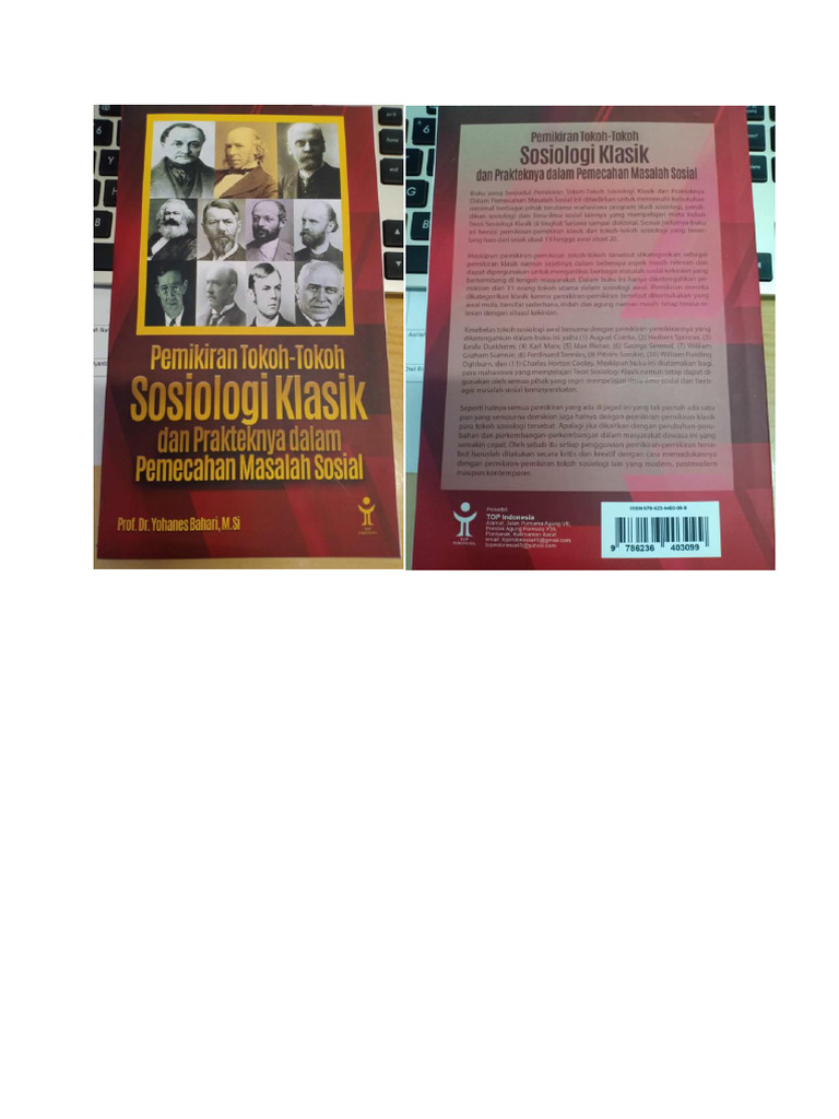 Buku 5 Pemikiran Tokoh Sosiologi Klasik Pdf