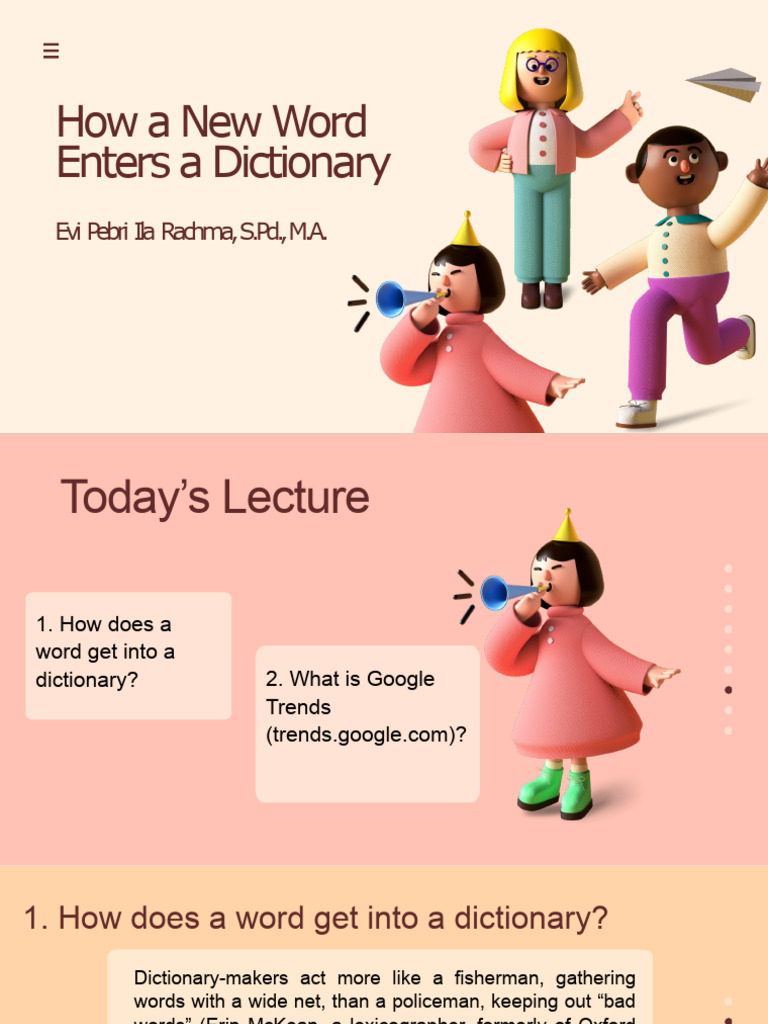 How New Words Enter Dictionaries | PDF | Dictionary | Linguistics
