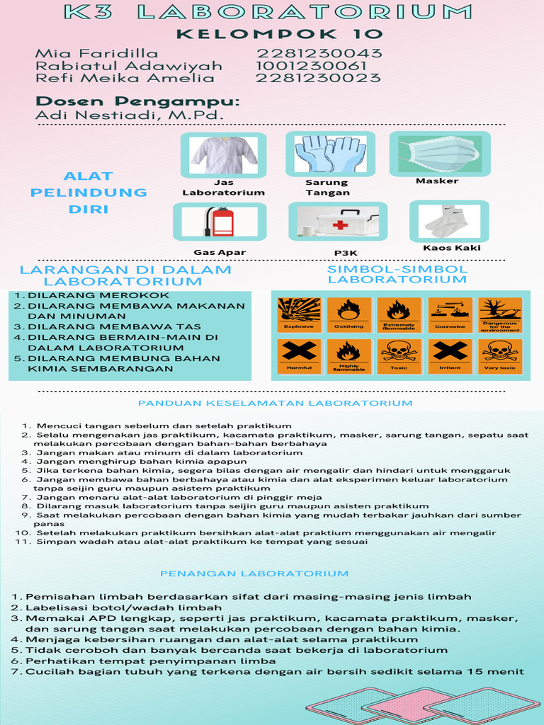 Kelompok 10 K3 Laboratorium IPA | PDF