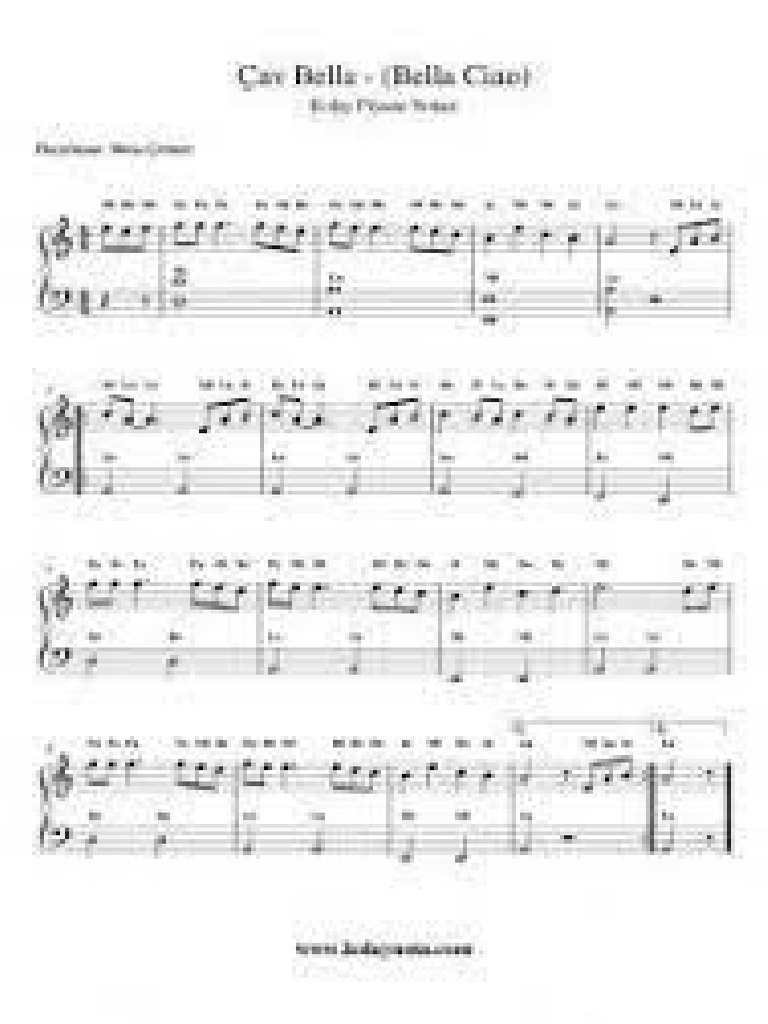 Bella Ciao Violin Sheet | PDF