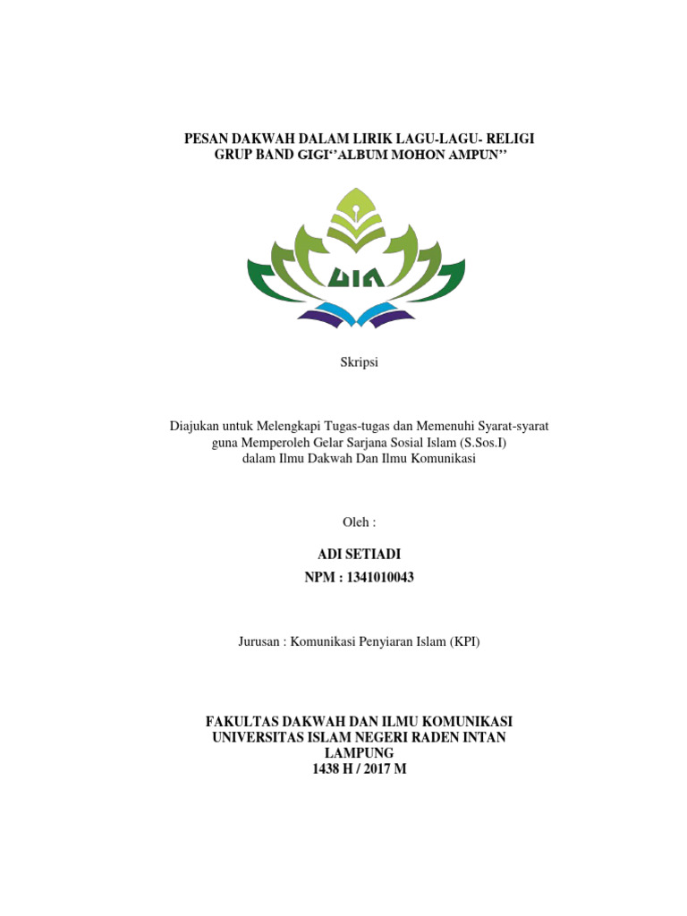 Skripsi Adi Setiadi | PDF