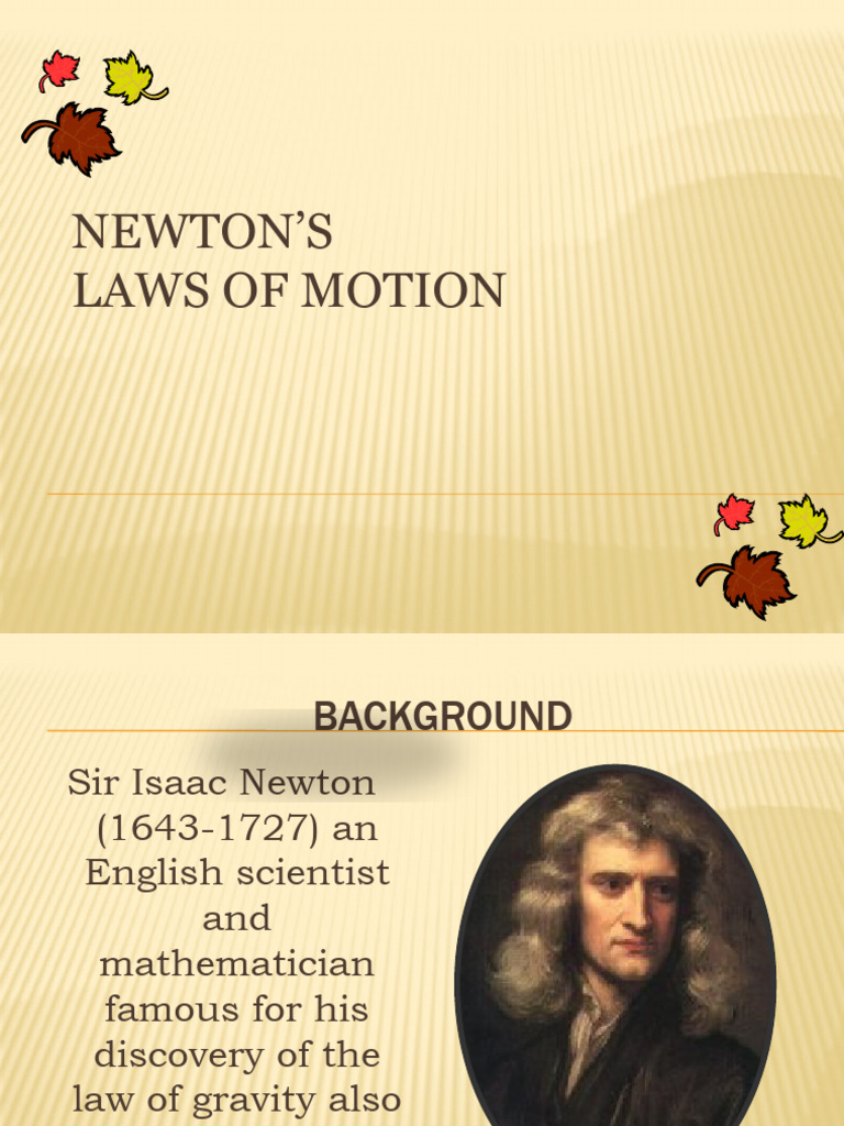 Newtons Laws of Motion | PDF | Force | Newton's Laws Of Motion