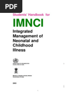 IMNCI Chart Booklet Medical Officer 2023 | PDF | Diarrhea | Breastfeeding