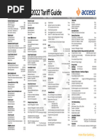 AIRTEL Tariff Guide Poster A1 | PDF | Money | Financial Technology