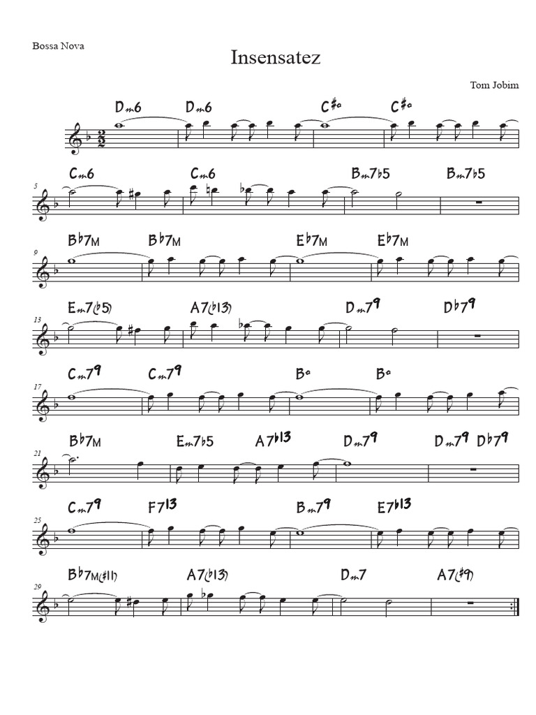Insensatez - Score | PDF