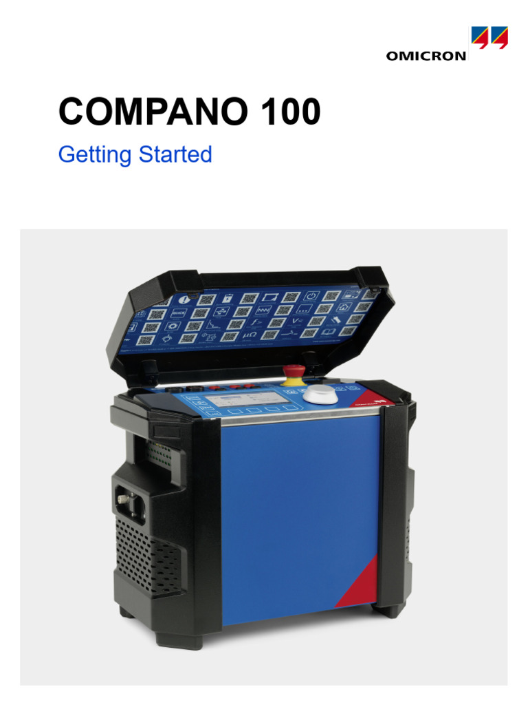 COMPANO 100 Getting Started ENU | PDF | Electrical Connector | Transformer