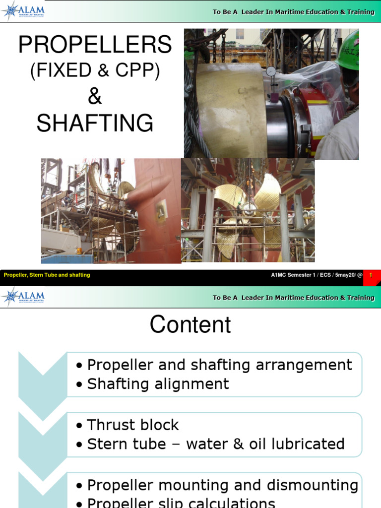 Stern Tube | PDF | Propeller | Ships