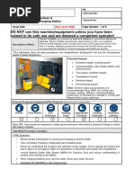 SOP 1 Forklift Operation | PDF | Forklift | Safety