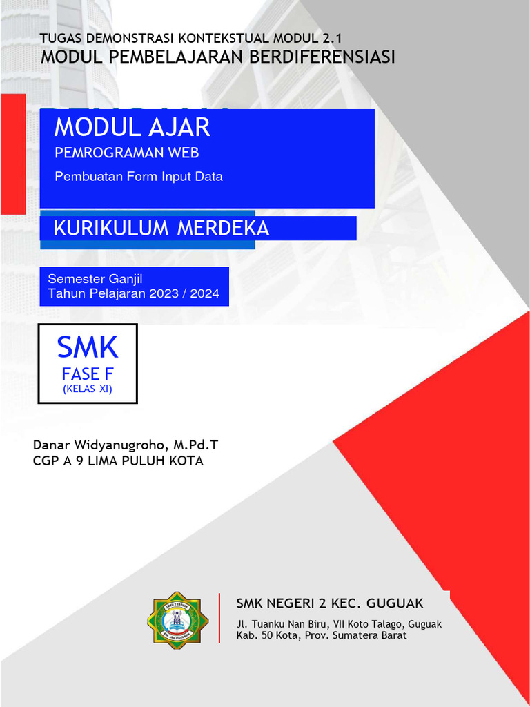 Modul Ajar Berdiferensiasi | PDF