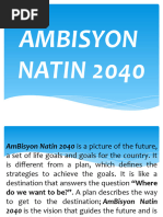 Ambisyon Natin 2040: Vision for the Future | PDF