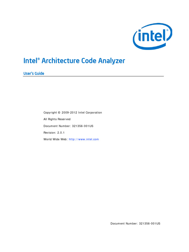 Intel Architecture Code Analyzer, IACA-Guide | PDF | Library (Computing ... Intel Architecture Code Analyzer, IACA-Guide | PDF | Library (Computing ...