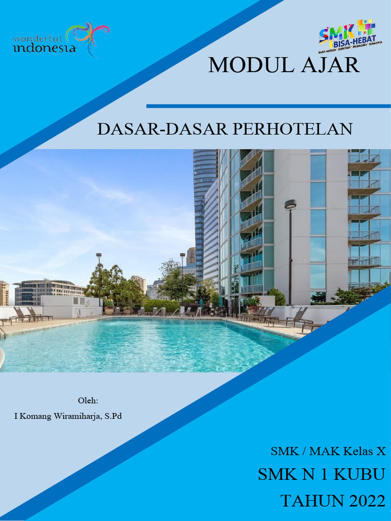 Modul Ajar 1_Dasar-dasar Perhotelan_ | PDF