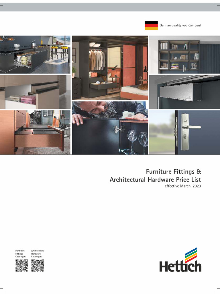 Hettich Hardware & Fittings - 2023 | PDF | Door | Brand