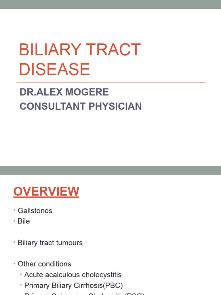 Biliary Tract Disease | PDF | Gallbladder | Bile