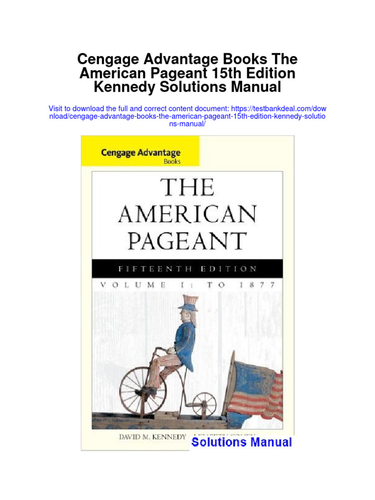 American Pageant 15th Edition Pdf Free