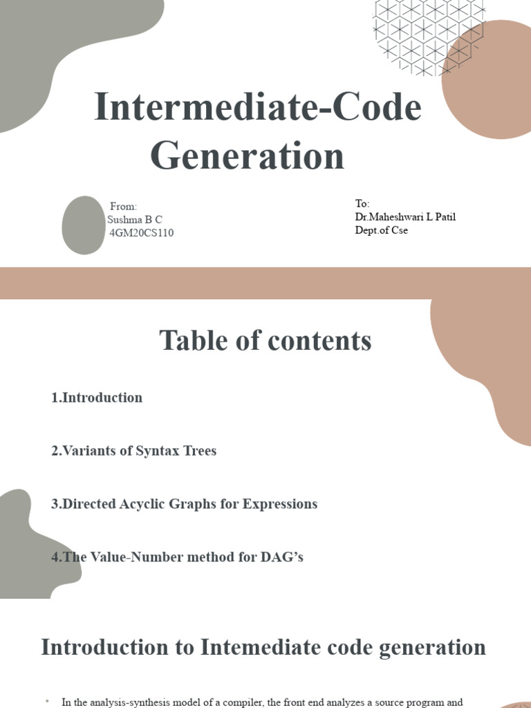 Intermediate Code | PDF | Compiler | Computer Programming