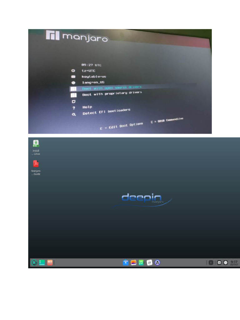 Manjaro Partitioning Guide | PDF