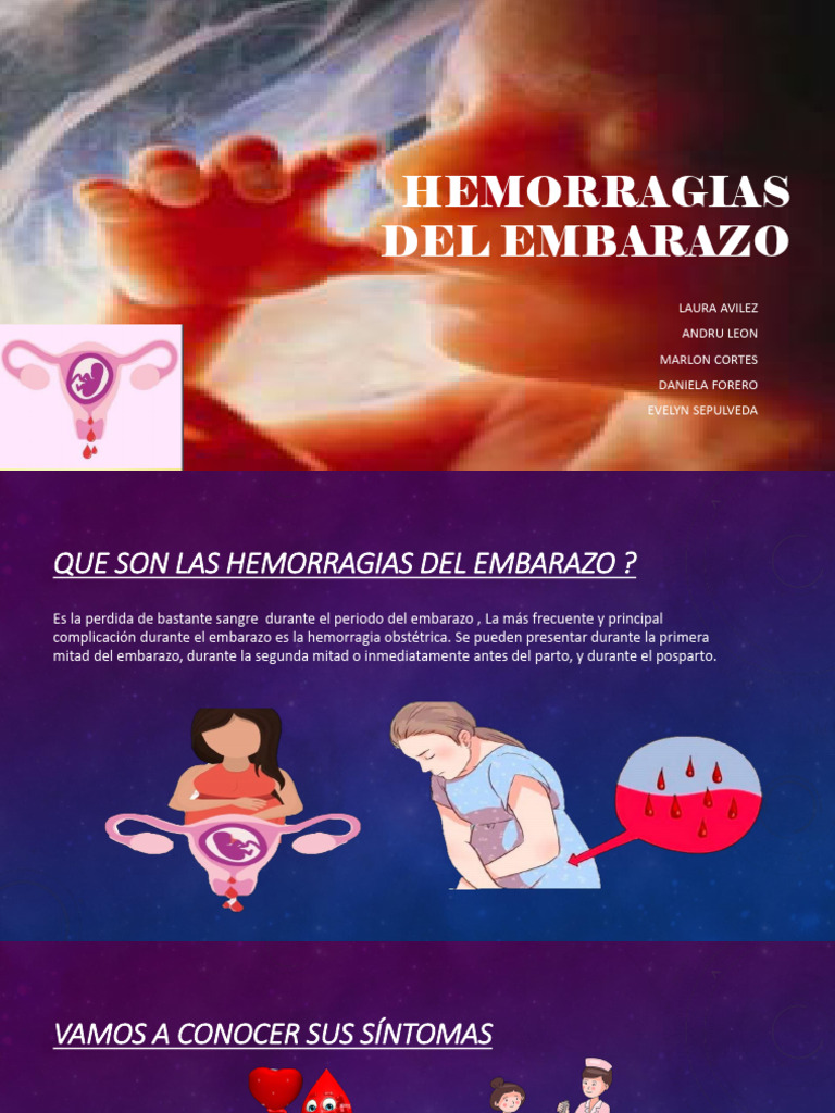 Hemorragia Embarazo | PDF | El embarazo | Aborto