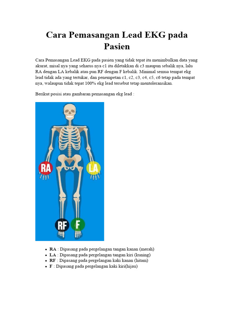 Pemasangan EKG | PDF
