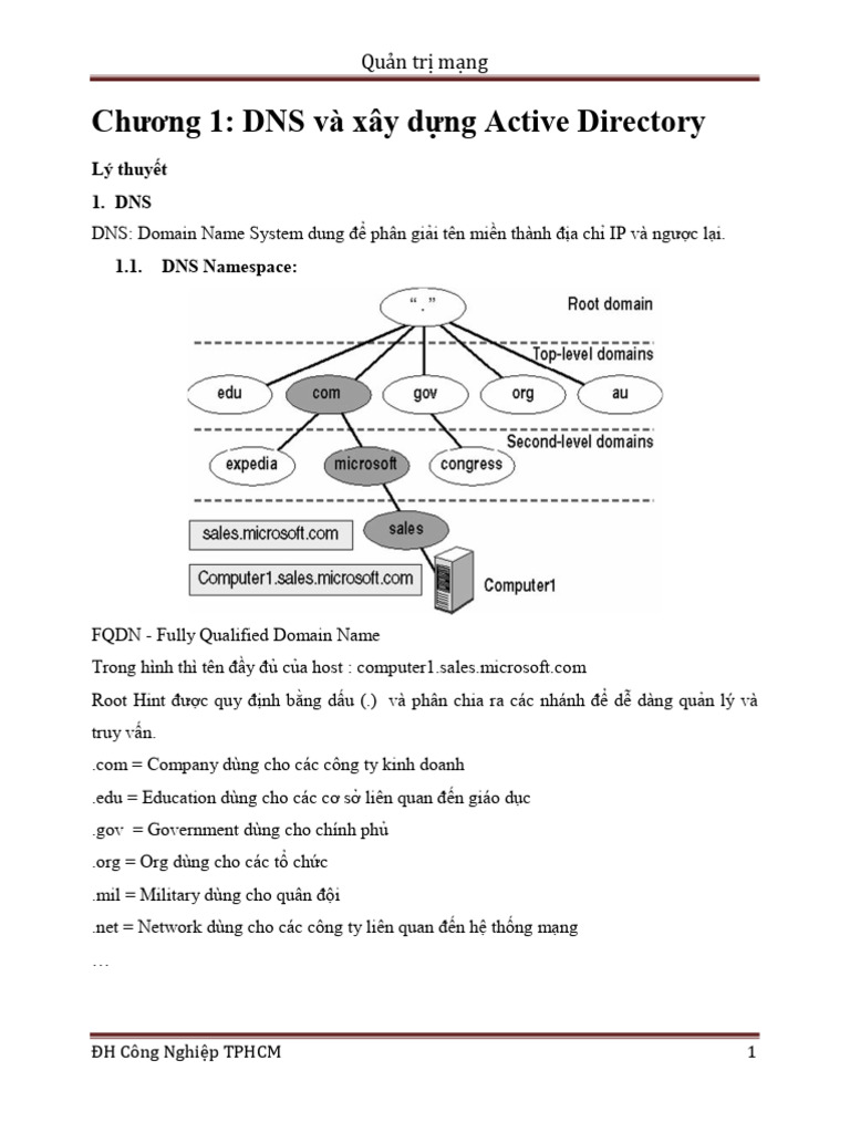 C1 Dns Active Directory Pdf