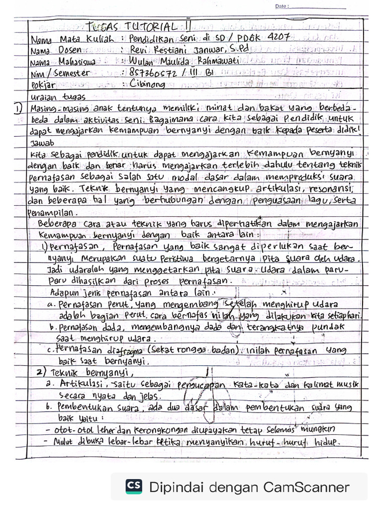 TTM 2-Pendidikan Seni Di SD | PDF