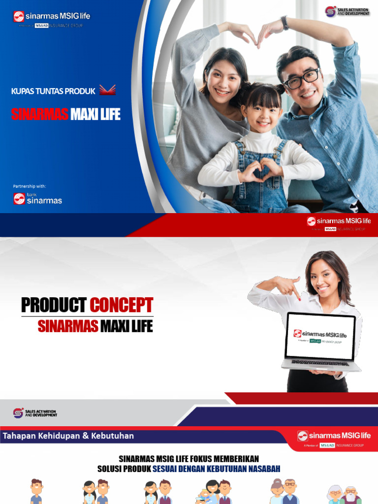 (Bsim) KTP Sinarmas Maxi Life Rev.05122022-Bankseller | PDF