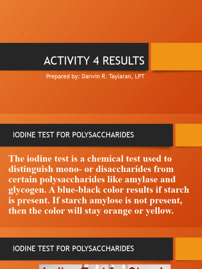 Biochemistry Lab Activity 4 Results Pdf 