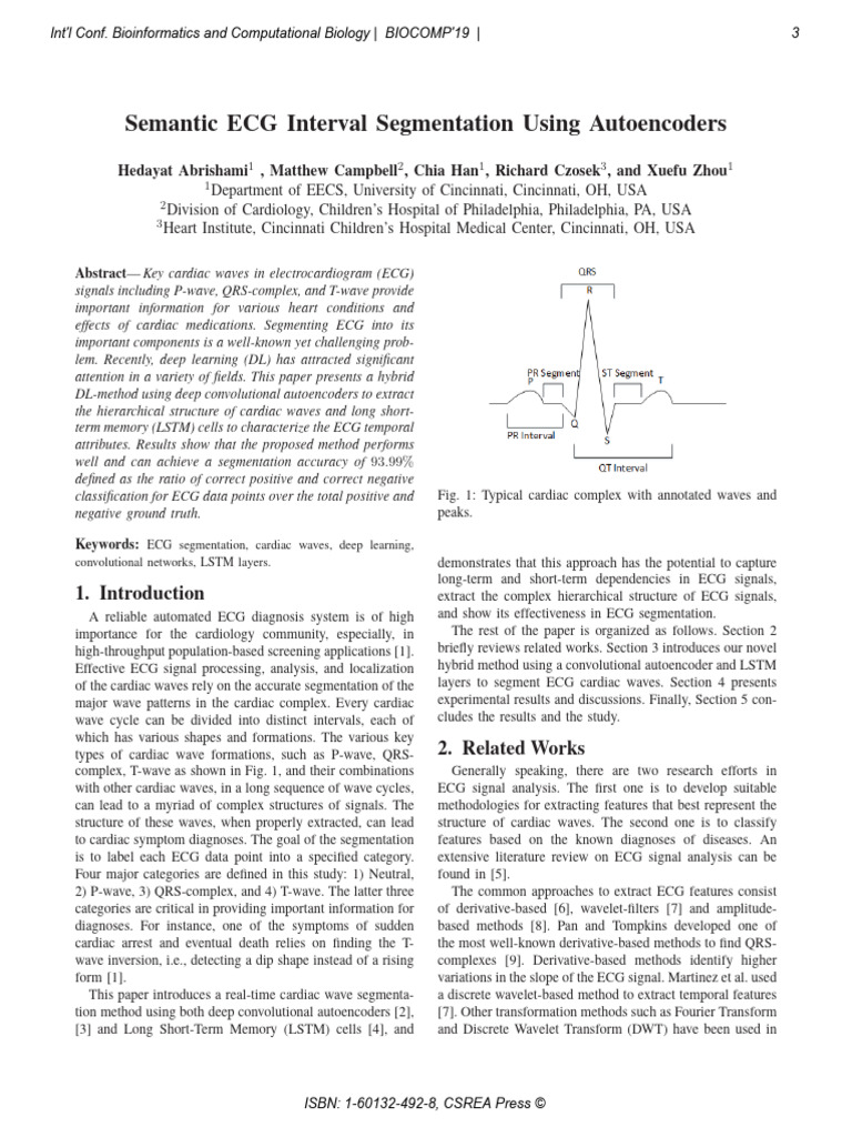 Semantic ECG Interval Segmentation Using Autoencoders | PDF ... Semantic ECG Interval Segmentation Using Autoencoders | PDF ...