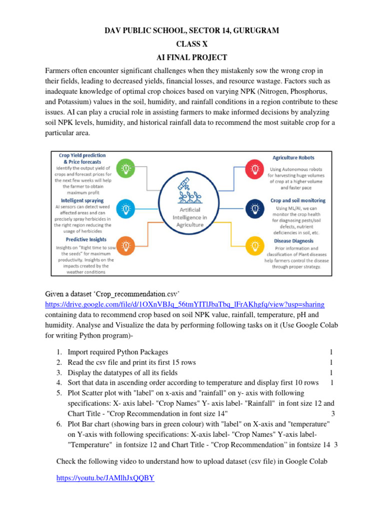 Class X Project and Practical File 2023 | PDF | Soil | Computing